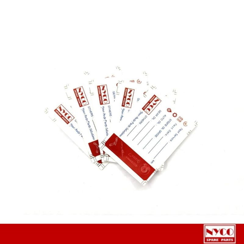 PREMIUM QUALITY MILEAGE STICKER FOR ENGINE OIL / AUTO TRANSMISSION ...